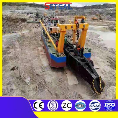 Cina Lunghezza totale 38m QHCSD-306 Motore diesel Pompa idraulica per taglio sabbia Scavatrice di aspirazione in vendita