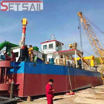 Cina Dredger idraulico a motore diesel per le operazioni di dragaggio di sabbia fluviale e fango in vendita