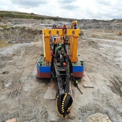 Cina River Lake Port Inland Waterway Dredging Cutter Suction Dredger con motore diesel in vendita