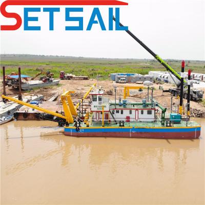 Cina QHCST-30 River Mud Cutter Suction Dredge Dredger con motore diesel Total Lenth 17m-60m in vendita