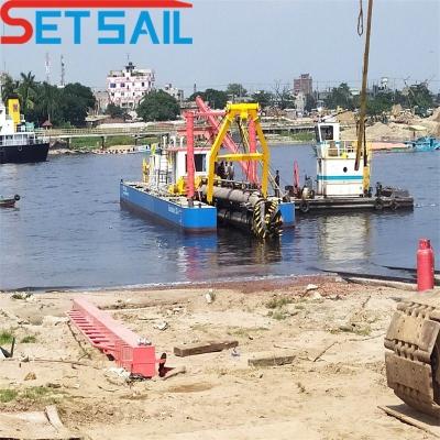 Cina Dredger ad alta profondità di dragaggio, aspiratore con motore diesel e costruzione durevole in vendita