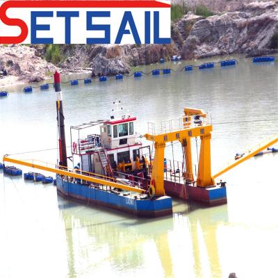 Cina 160m3 Motore diesel tagliabagno aspiratore per sabbia fluviale Siemens PLC e prestazioni in vendita