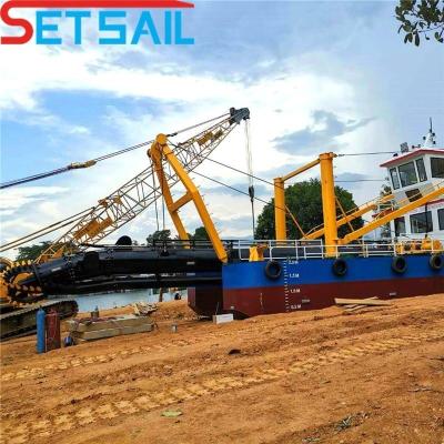 China CTS Portable River Sand Cutter Suction Pump Dredger com 100m3-20000m3 de fluxo de água à venda