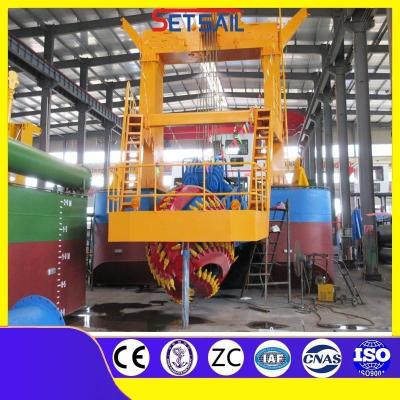 China Cumins. Cat Diesel Mini Dredge Dredging Machine with Hydraulic Winch and Spud Carrier for sale
