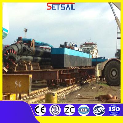 China Cumins. Cat Diesel Mini Dredge Dredging Machine with Hydraulic Winch and Spud Carrier for sale
