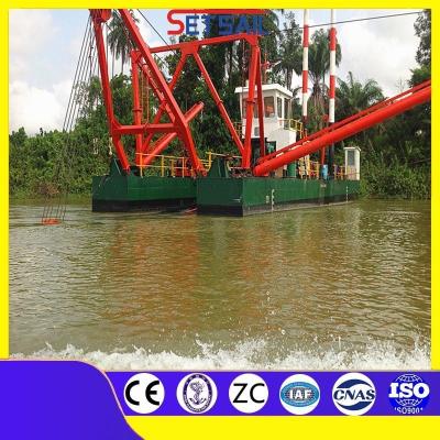 China Marine Steel 2 Year Lifelong Set Sail Mute CCS Cutter Suction Dredging Boat Dredger for sale