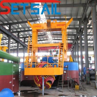 Cina Scala a forma quadrata o rotonda CCS mini dragaggio con verricello idraulico e trasportatore di spud in vendita