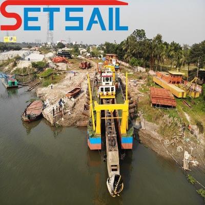 Cina Scala a forma quadrata o rotonda CCS mini dragaggio con verricello idraulico e trasportatore di spud in vendita