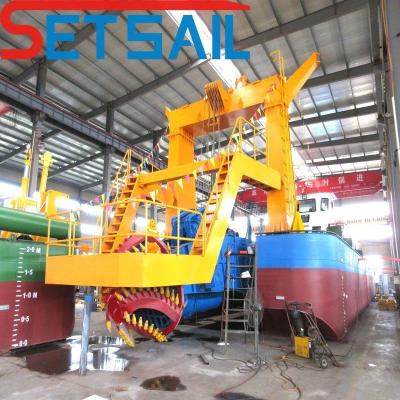 Cina Scala a forma quadrata o rotonda CCS mini dragaggio con verricello idraulico e trasportatore di spud in vendita