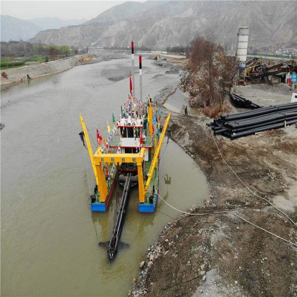 Quality Hydraulic Motor Control 18 Inch Cutter Suction Mud Dredger Cummins 260 Kw for for sale