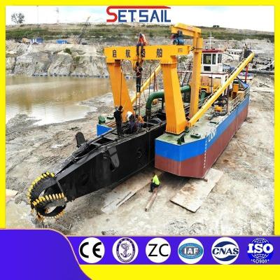 China Inland River 20 Inch River Sand Cutter Suction Dredger com 1193 Mail Motor Power à venda
