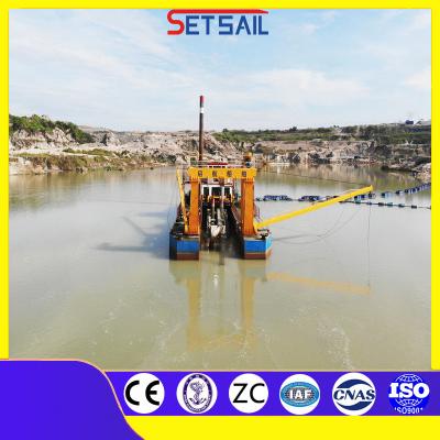 China Inland River 20 Inch River Sand Cutter Suction Dredger com 1193 Mail Motor Power à venda