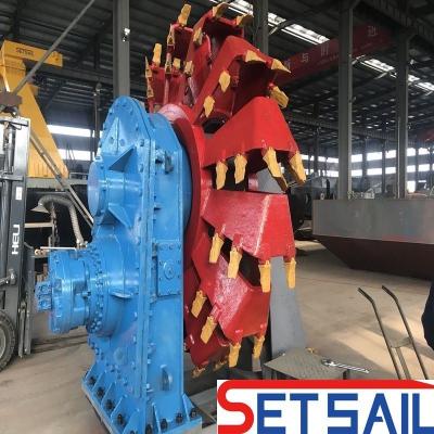 Cina Dredger idraulico a ruote con testa di secchio con motore diesel ad alta capacità 160m3-2000m3 in vendita