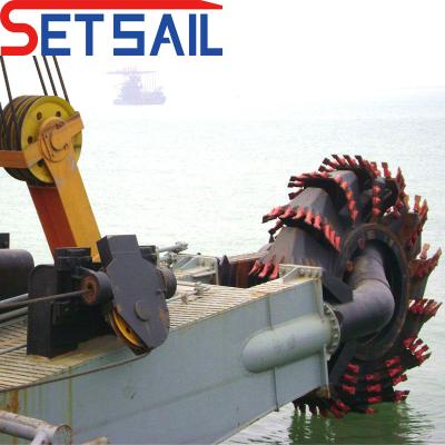 Cina Dredger a secchi di sabbia idraulico completo e personalizzato con profondità di dragaggio da 8 m a 20 m in vendita