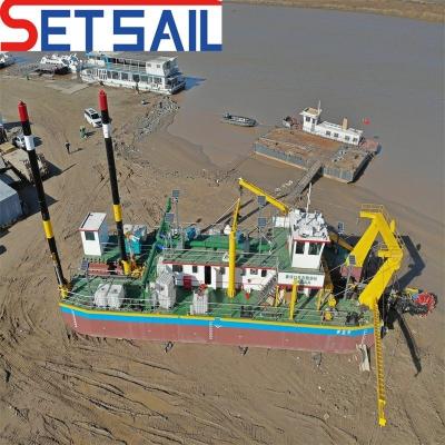 Cina Siemens PLC Motore Diesel Potenza Motore marino Ruota Bottone Serbatoio Scavatrice di fango con pompa in vendita
