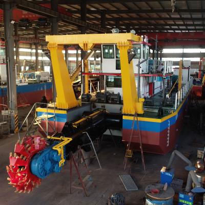 China Op maat gemaakte dieselmotorwiel emmer voor rivier slib en laag brandstofverbruik Te koop