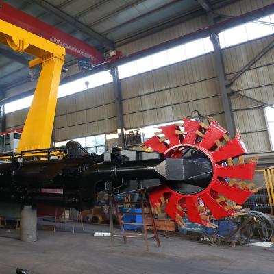 China Op maat gemaakte dieselmotorwiel emmer voor rivier slib en laag brandstofverbruik Te koop