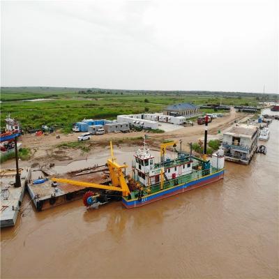 China Siemens PLC Dieselmotor Hydraulische wiel emmer Silt Dredger met booster station Te koop