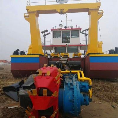 China Siemens PLC Dieselmotor Hydraulische wiel emmer Silt Dredger met booster station Te koop
