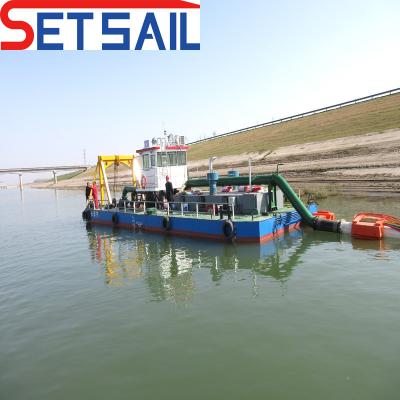 China Rexroth Hydraulic Cutter Trailing Hopper Suction Silt Dredger Dredging Depth 4m-15m for sale