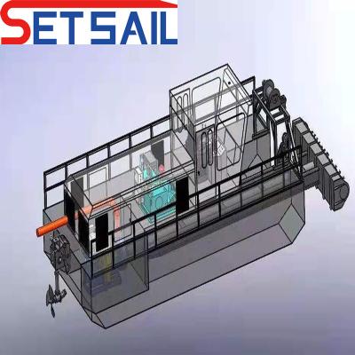 China Tipos de ciclones Hidrociclones Trailing Hopper Dredger de argila com motor diesel e Siemens PLC à venda