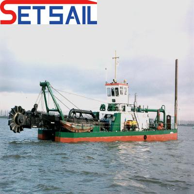 China Siemens PLC Trailing Hopper Suction Dredger com bomba de areia no mercado de dragagem à venda