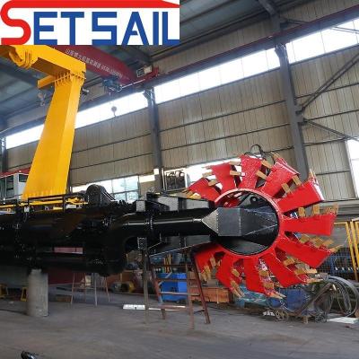 China Inland Dredging Equipment Bucket Wheel Suction Dredger with 800m-5000m Discharge Distance for sale