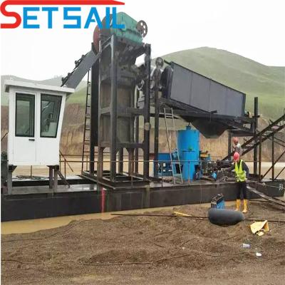 Cina Apparecchiature per l'estrazione dell'oro e dei diamanti a catena di secchi con apparecchiature di migrazione da 4 kW*3-15 kW*3 Quantità in vendita