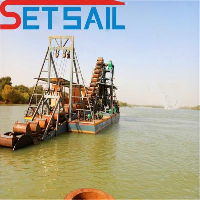 China QHCBD-8 Bucket Chain Mining Dredger for River Diamond Chain Quantity 172PCS-200PCS for sale