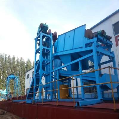 China River Gold and Diamond Dredger with Jigging Capacity 60-500 Cubic Meter Fast Shipping for sale