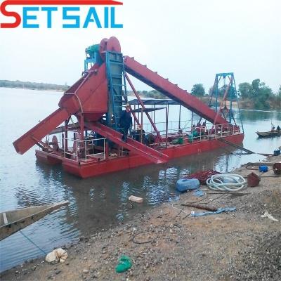 Cina Dredger di sabbia a secco a catena con consumo totale di carburante 14L-39L e competitivo in vendita