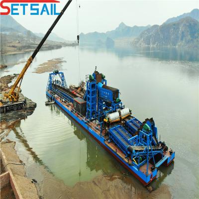 China Excavadora de arena de tipo cubo eléctrico y de cadena con una capacidad tremenda de 60m3-500m3 en venta