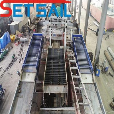 China Kettengewässer-Golddredger mit Jigging-Maschine Gesamtbrennstoffverbrauch 14L-39L zu verkaufen