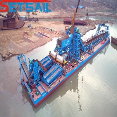 China 86PCS-100PCS Altura 1.0m-2m Cadeia do rio balde Máquinas de mineração de ouro com centrífuga à venda