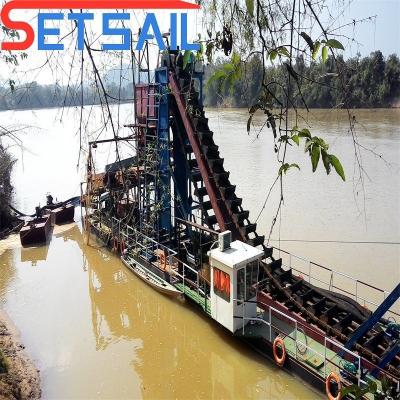 China Zeevrachtketen Bucket River Gold Diamond Machinery met en Totaal vermogen 95kw-260kw Te koop
