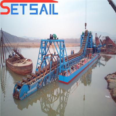 China Zeevrachtketen Bucket River Gold Diamond Machinery met en Totaal vermogen 95kw-260kw Te koop