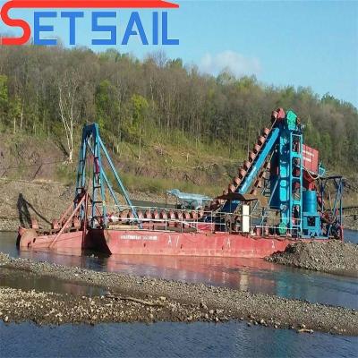 China Zeevrachtketen Bucket River Gold Diamond Machinery met en Totaal vermogen 95kw-260kw Te koop