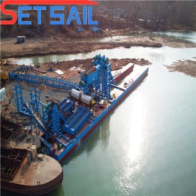 China 180000.000kg Paquete de peso bruto Cadena de oro para el lago de arena en venta