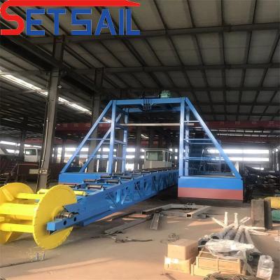 China 60m3-500m3 Capacidad de la cadena del cubo de arena del río maquinaria de dragado con el paracaídas de agitación de oro en venta