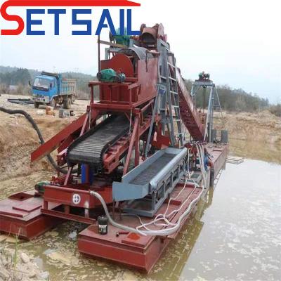 Cina Apparecchiature di dragamento per l'oro di diamanti Chain Bucket River Pagamento completo accettato dal venditore in vendita