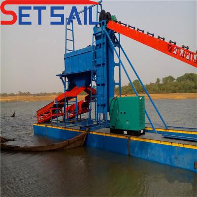 Cina Apparecchiature di dragamento per l'oro di diamanti Chain Bucket River Pagamento completo accettato dal venditore in vendita