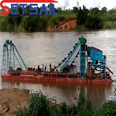 Cina Apparecchiature di dragamento per l'oro di diamanti Chain Bucket River Pagamento completo accettato dal venditore in vendita