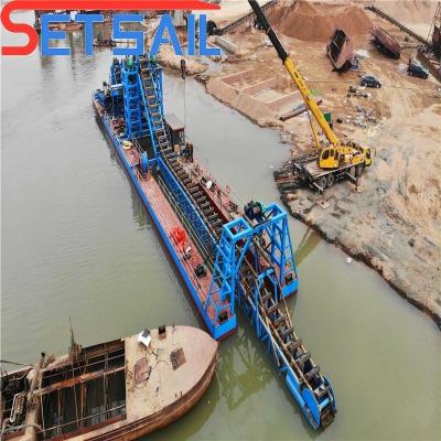 Cina 128PCS-176PCS Attrezzatura per dragaggio di diamanti del fiume con secchio a catena Chian per oro in vendita