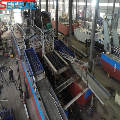 Cina Dredger a catena di diamanti per l'estrazione dell'oro sul fiume Servizio post-vendita a vita in vendita