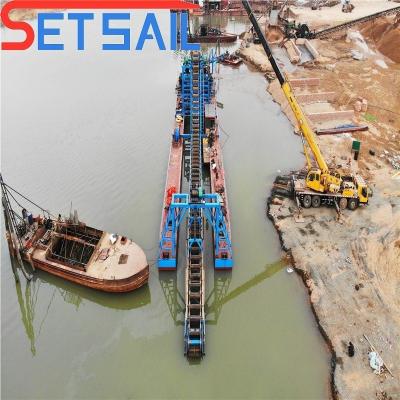 Cina 75kw-240kw motore principale di potenza del secchio di catena tipo dragaglio oro per diamanti di fiume e sabbia in vendita