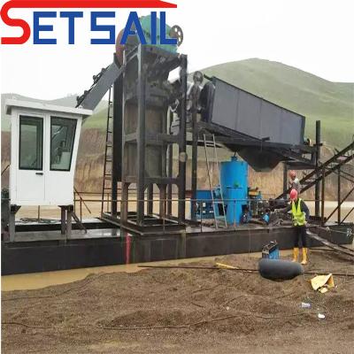 China Dredger de diamantes para máquinas de minería en ríos con certificación ISO. CE en venta