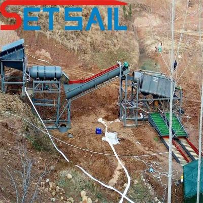 Cina Macchine per l'estrazione di oro e diamanti con due serie di centrifugazioni di capacità 50-500 tonnellate in vendita