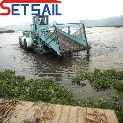 China Capacidad de resistencia de 24 horas Recogedora acuática de malezas para longitud total 7,2m-25m Manejo de malezas en venta