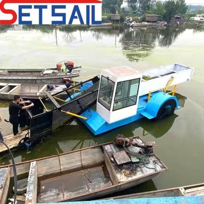 China Vloot voor het schoonmaken van waterwegen met onkruidkapper/verzamelaar/opslag Te koop