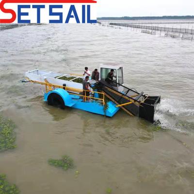 China Vloot voor het schoonmaken van waterwegen met onkruidkapper/verzamelaar/opslag Te koop